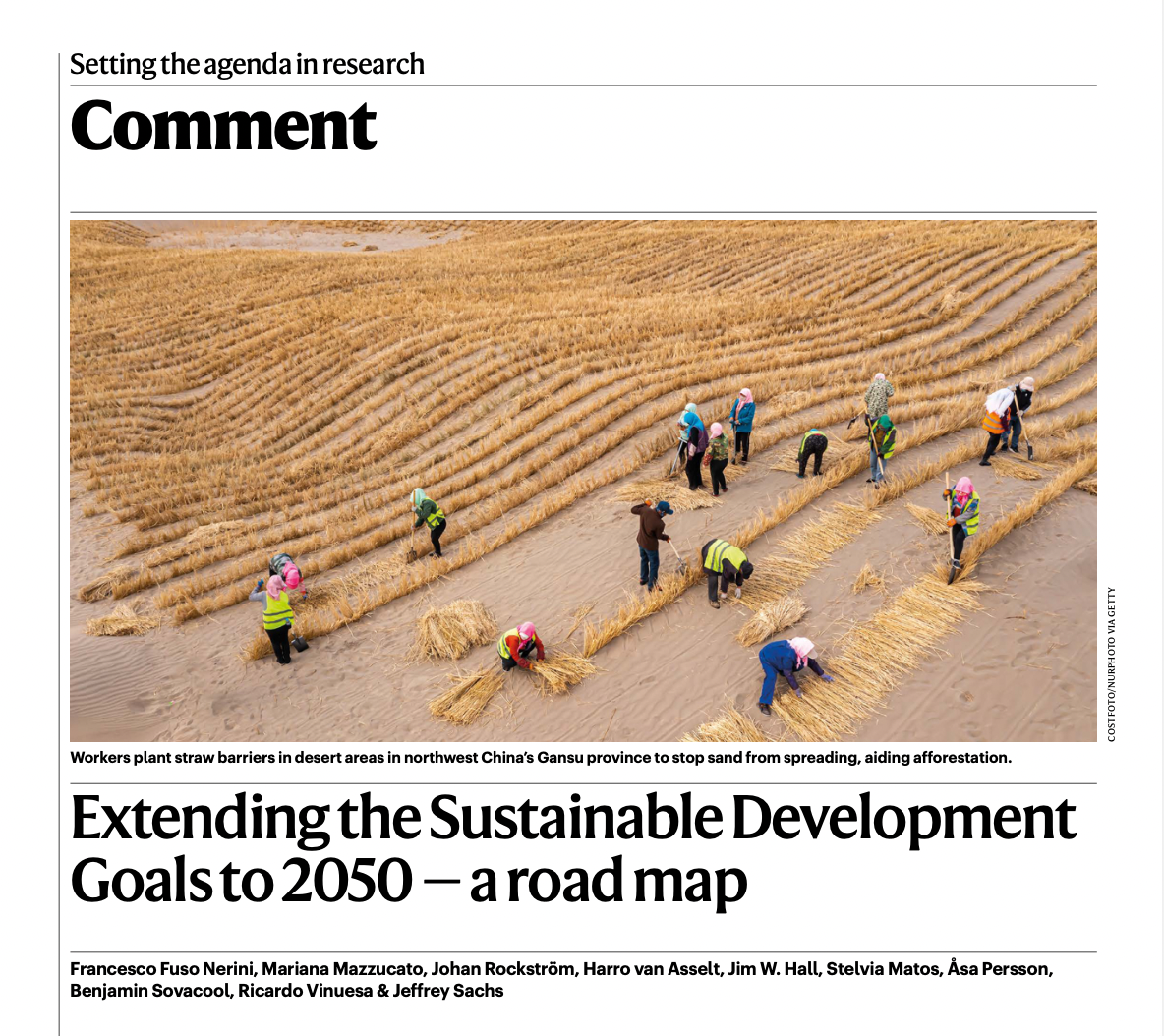 RESEARCH | Nature's Extending the Sustainable Development Goals to 2050 ...