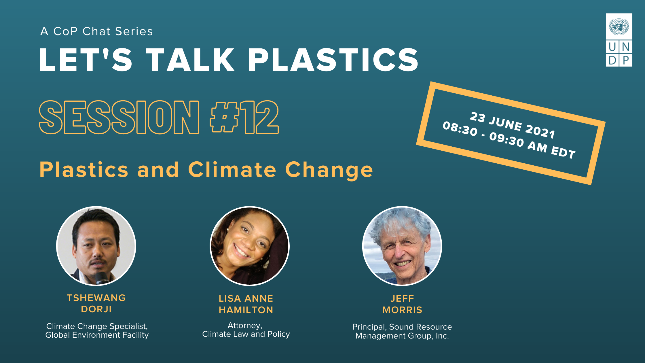 Let's Talk Plastics Session 12. Plastics and Climate Change